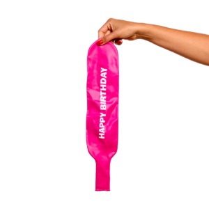 CATTEX Zeppelinballon 67" (170cm) GL500 mit "Happy Birthday" Motiv