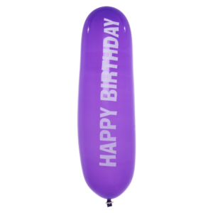 CATTEX Zeppelinballon 67" (170cm) GL500 mit "Happy Birthday" Motiv