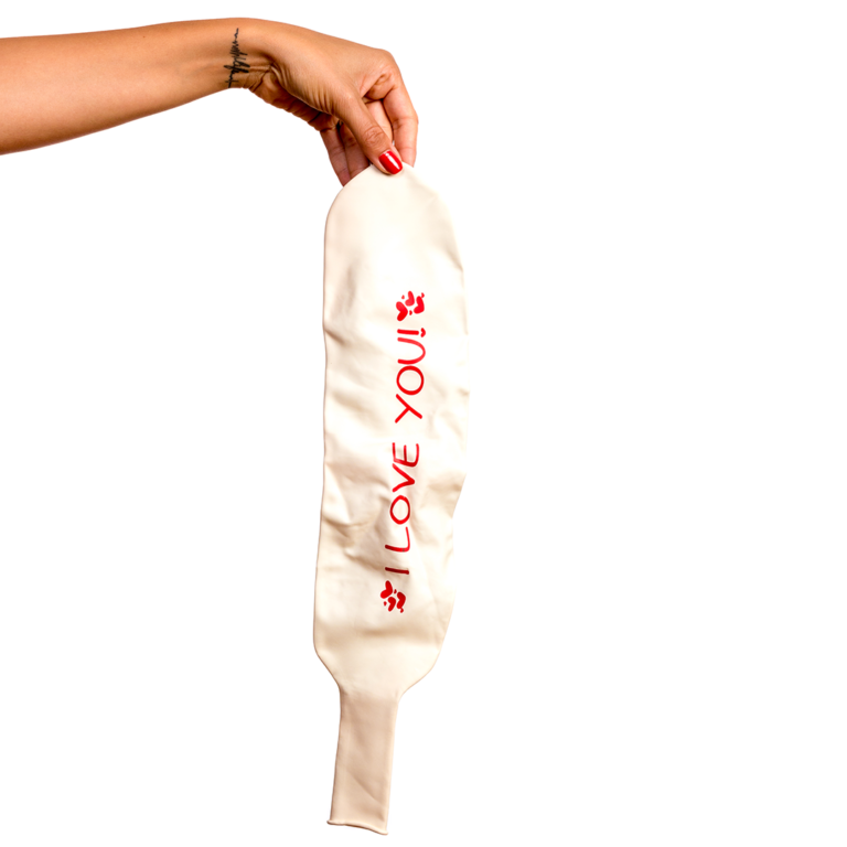 CATTEX Zeppelinballon 67" (170cm) GL500 mit "I Love You" Motiv